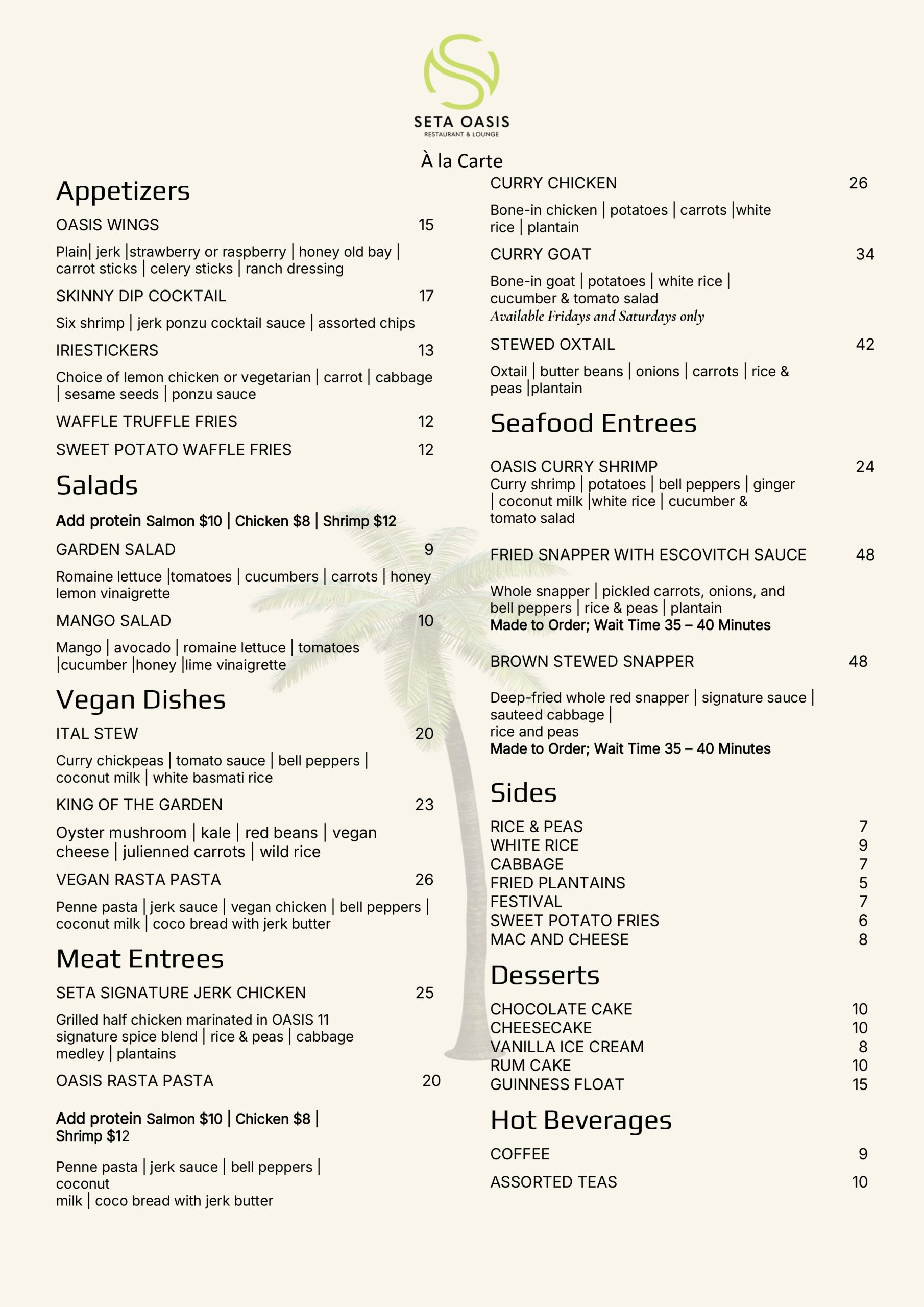 Menu – setaoasisdc